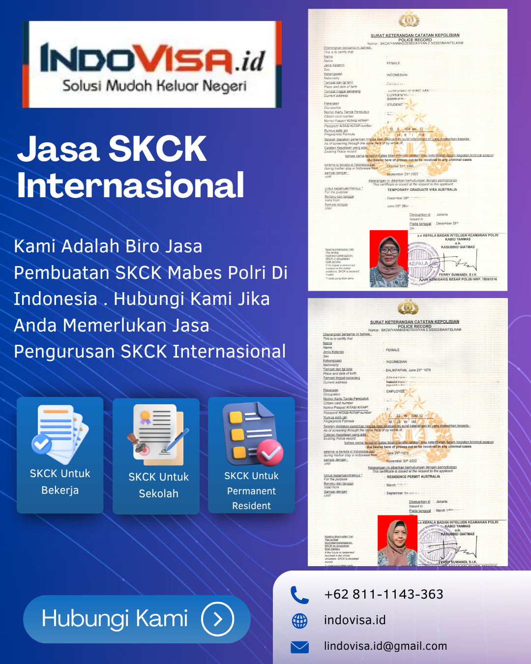 Syarat Pembuatan SKCK Untuk Kedutaan Mesir - INDOVISA.id